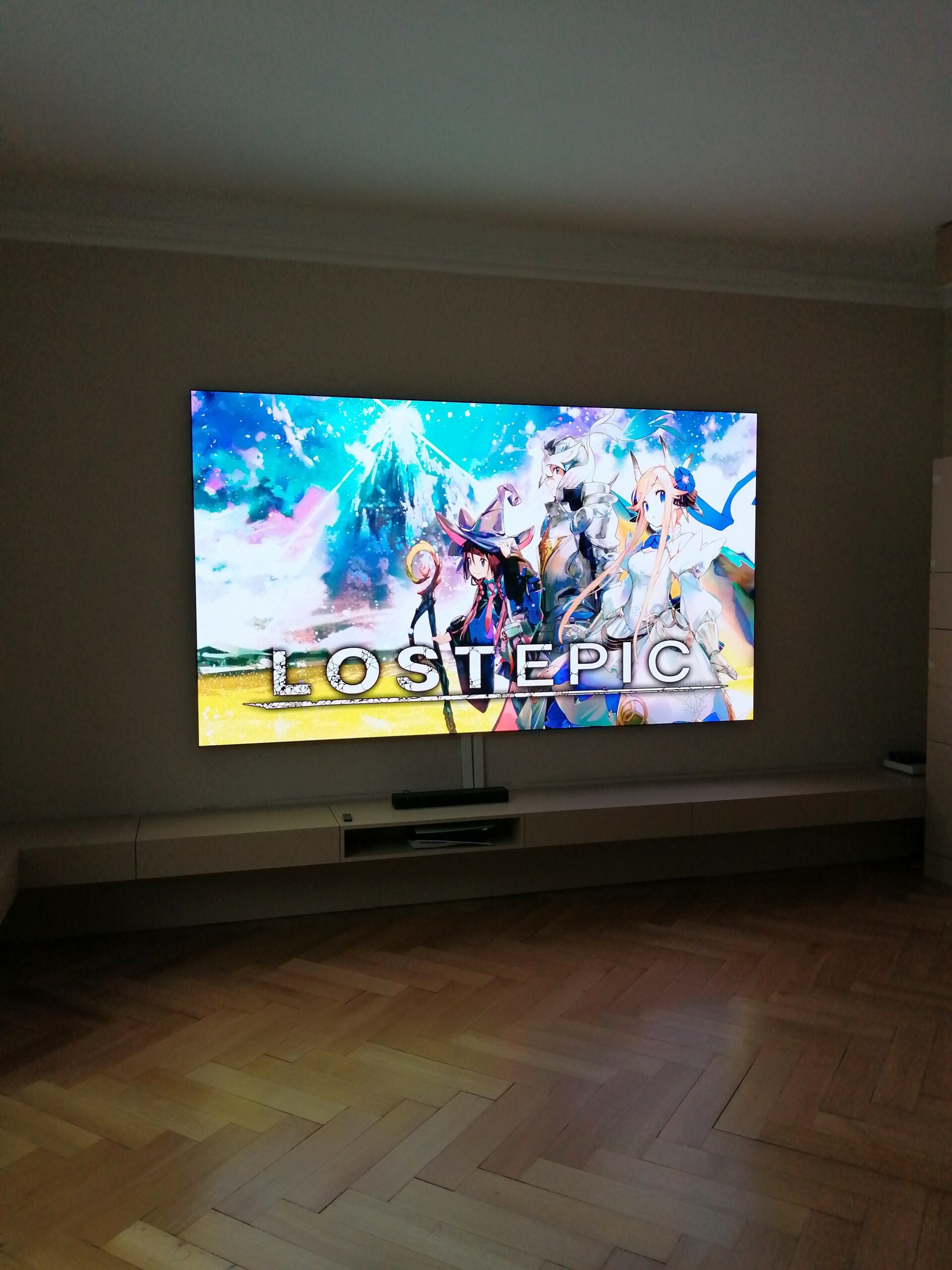Télé LED géante 130 pouces / 300 cm pour home-cinéma et salon